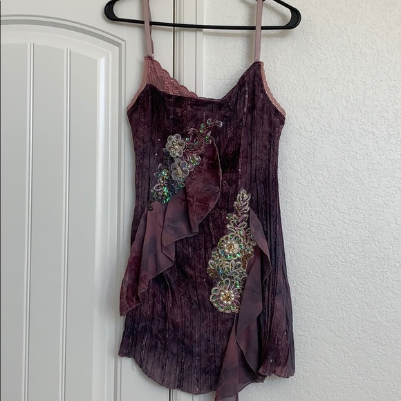 Pretty Angel | Tops | Beautiful Purple Dinner Blouse | Poshmark